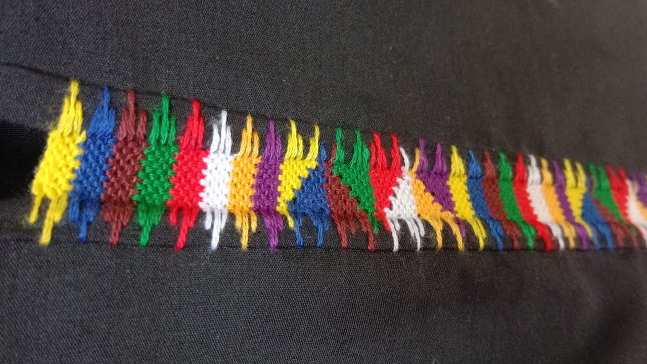 TUTORIAL PEMULA MEMBUAT LINANGKIT || CORAK ASAS LINONGKITAN || LININSOU ...