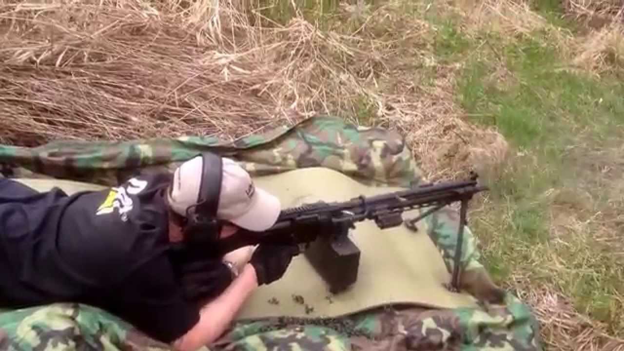 Belt-fed MM23e Machine Gun With Registered Sear - YouTube