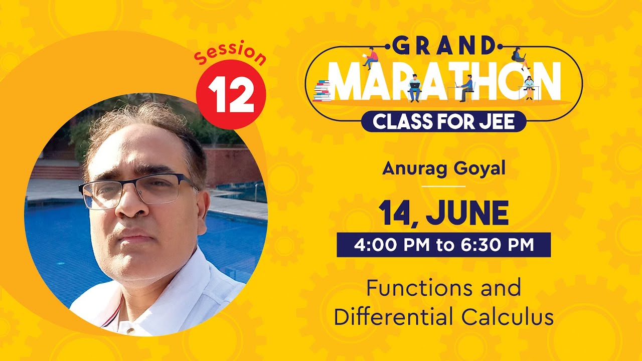 Session-12: Functions & Differential Calculus By Anurag Goyal - YouTube