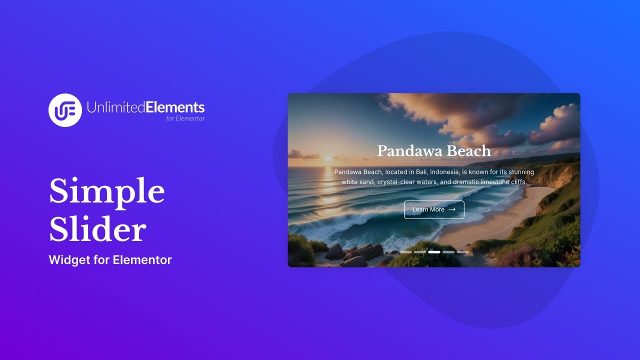 Simple Slider Widget For Elementor YouTube Simple Slider Widget For Elementor YouTube