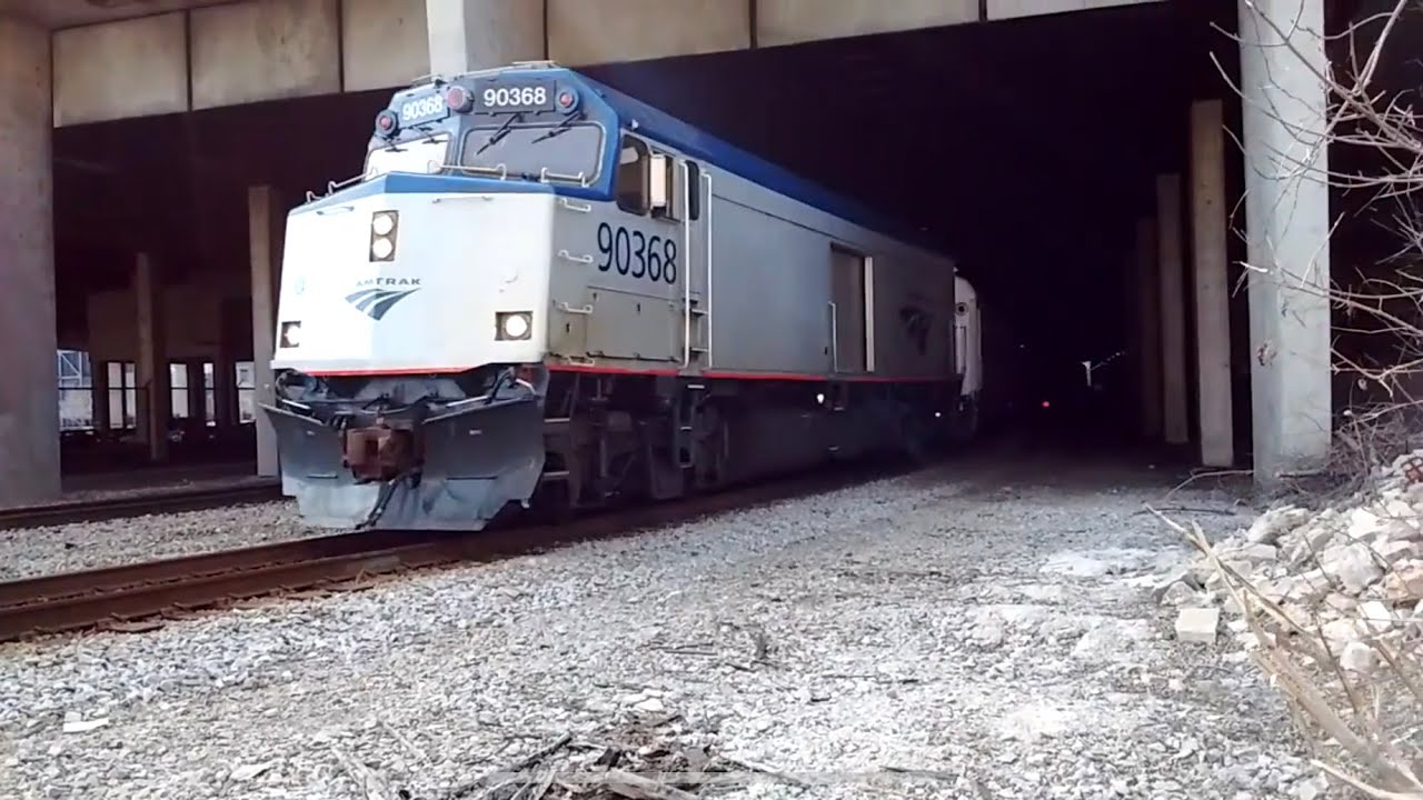 Amtrak Hiawatha with charger and NPCU 90368 - YouTube