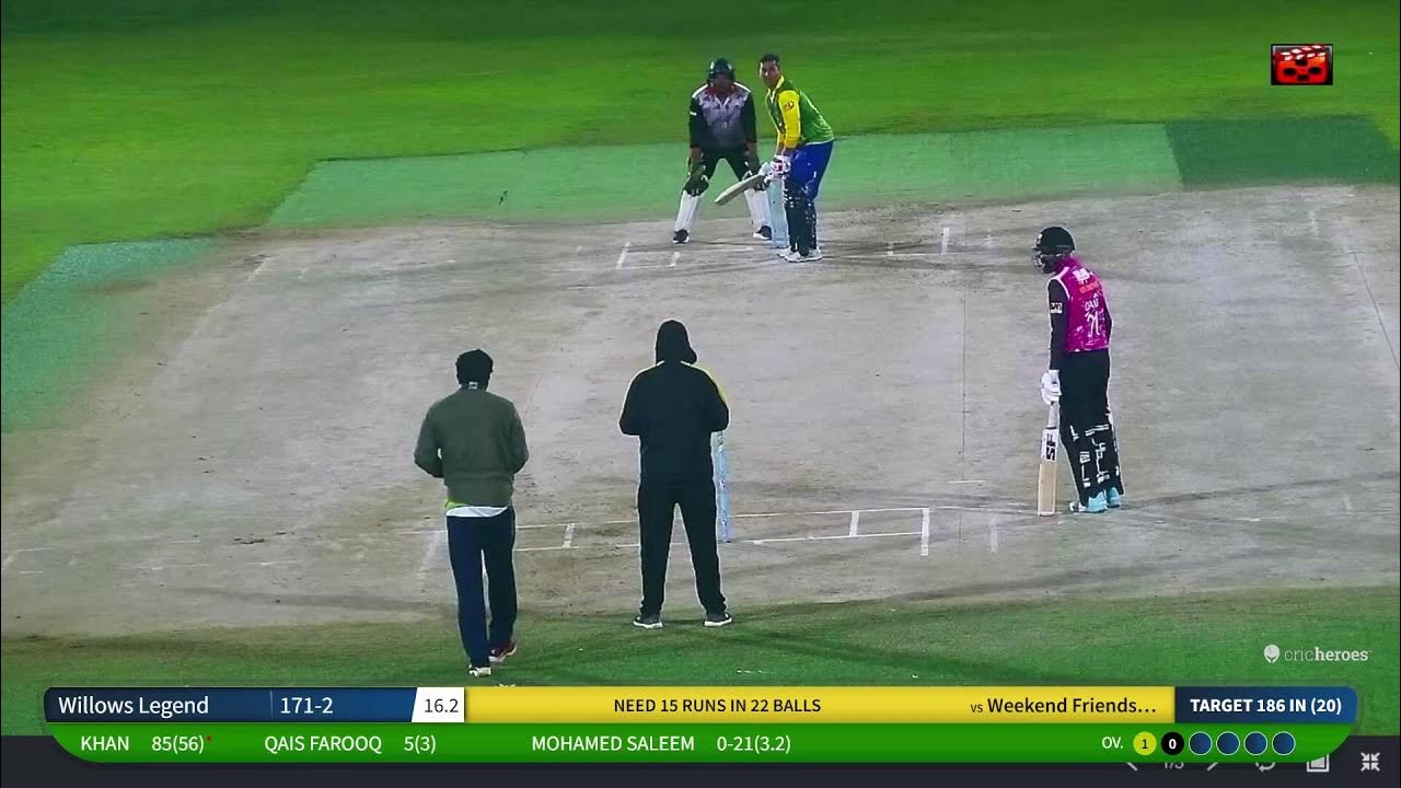 Willows Legend vs Weekend Friends CC | MCC Thursday Smashers I | MCC Cricket League Part 2 - YouTube