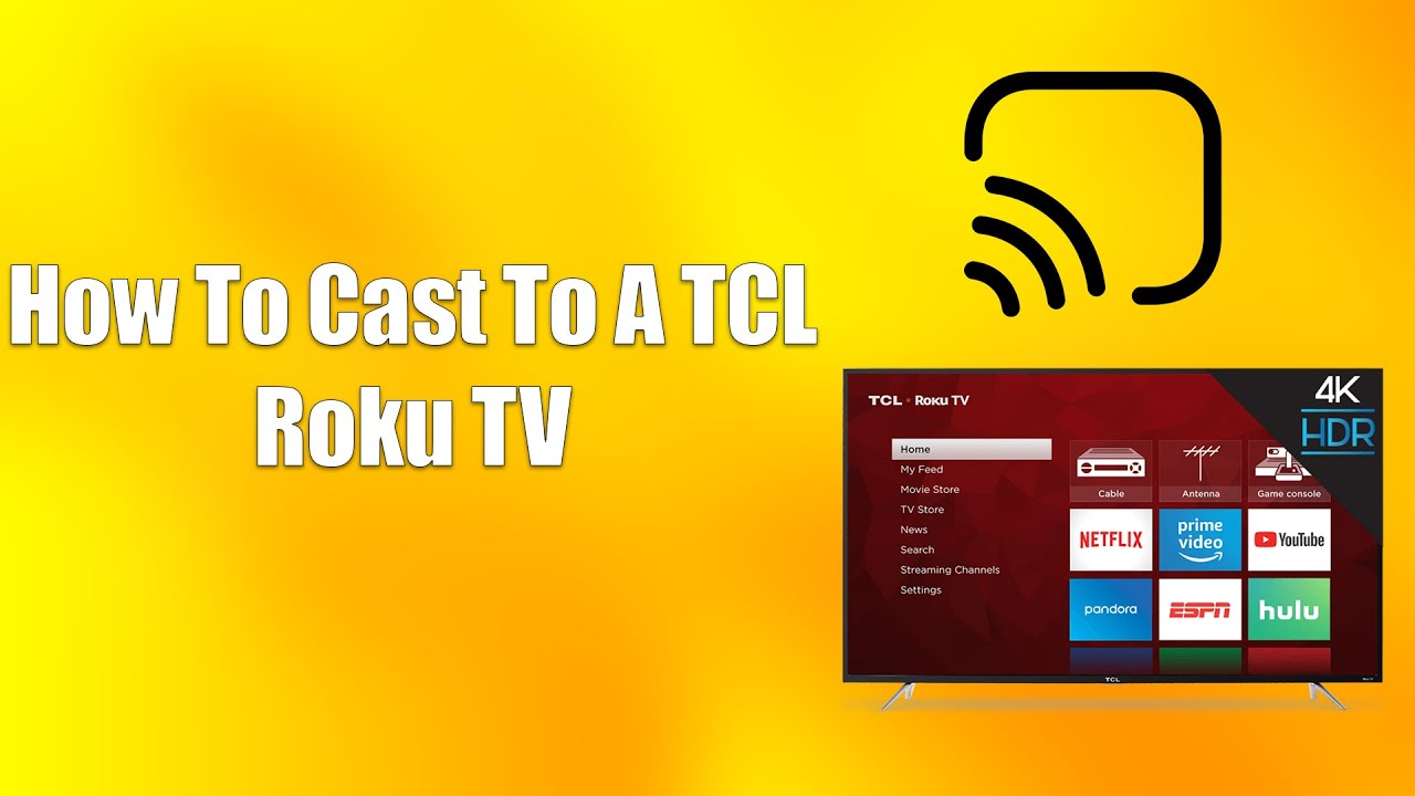 How To Cast To A TCL Roku TV - YouTube