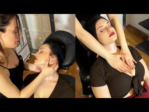Miss Melek & Miss Oben | Whispered ASMR Anti-Stress Massage Gentle Touches