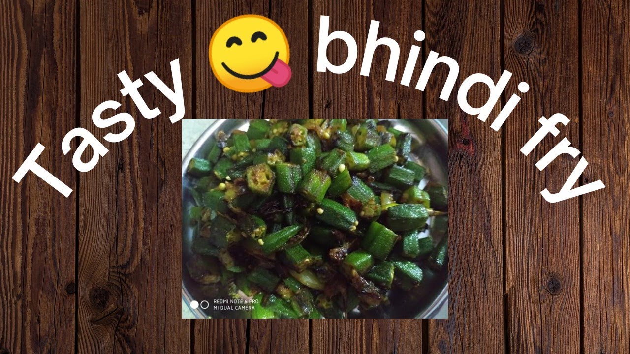 Bhindi fry, okra fry, lady finger fry, भिंडी का भुजिया कैसे बनाए. # ...