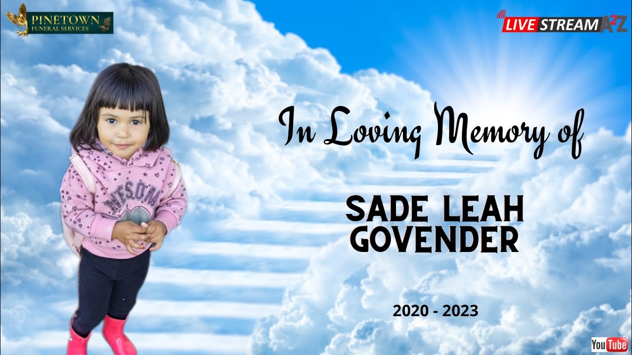 The Funeral Service of Baby Sade Leah Govender - YouTube