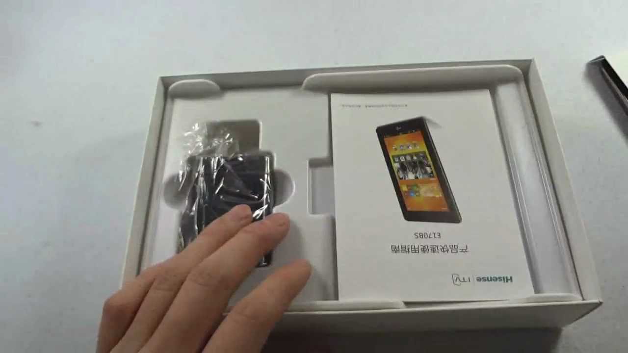 Hisense E170BS 1.5Ghz Dual core android tablets PC Opening box reviews ...