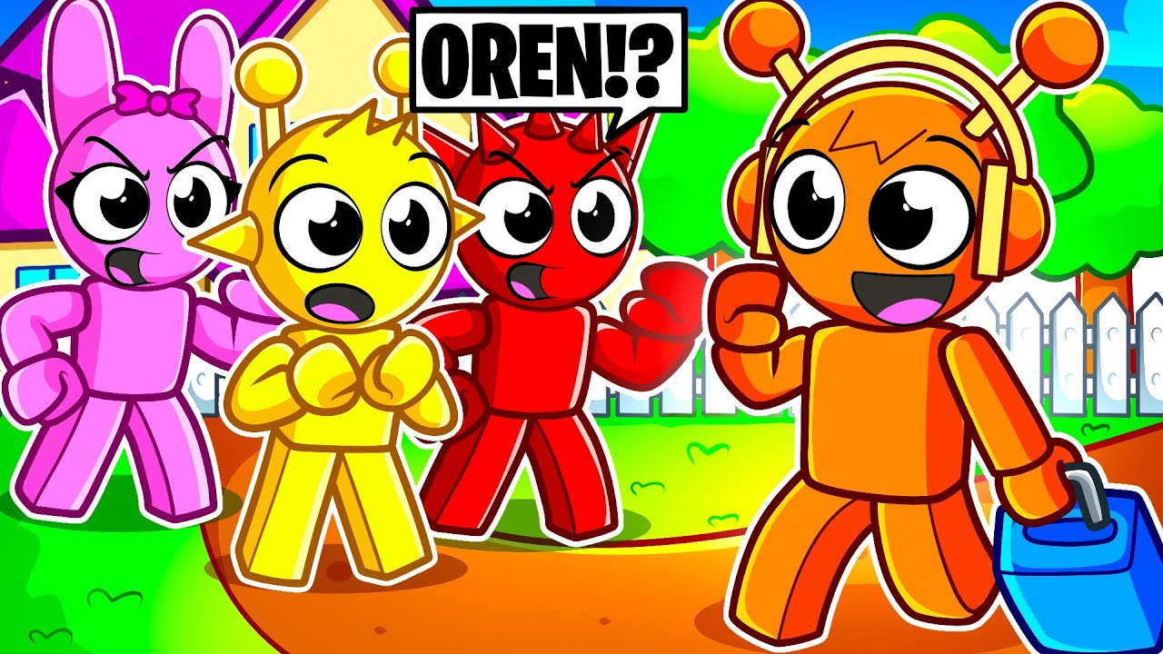 Oren MOVED IN WITH US In Roblox... - YouTube