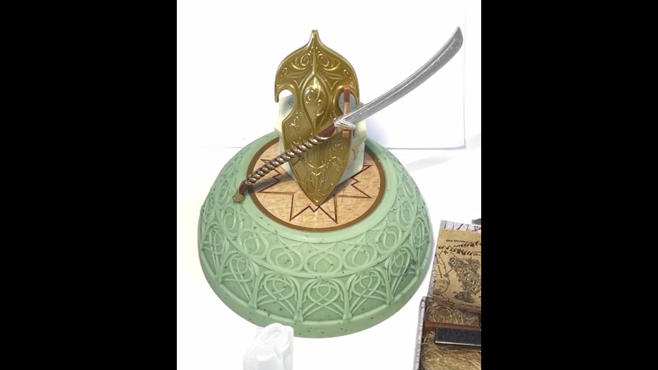 Miniverse Lord of the Rings High Elven Sword Tutorial - YouTube