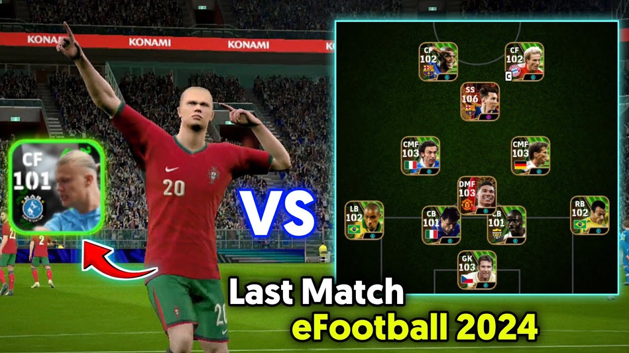 POTW Haaland Vs All Best EPIC Card 🔥😱 || Last Online Match Efootball ...