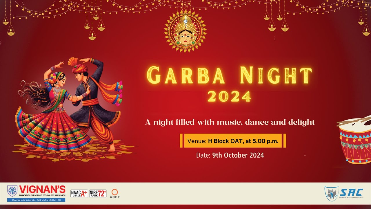 Garba Night : A Festive Fusion of Tradition and Diversity - YouTube