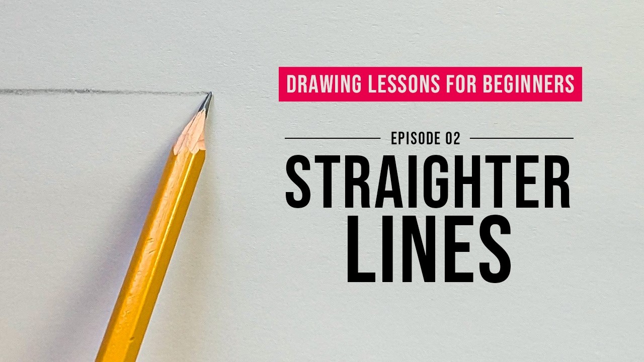 The SECRET to Drawing STRAIGHTER LINES for Beginners | Episode 02 - YouTube