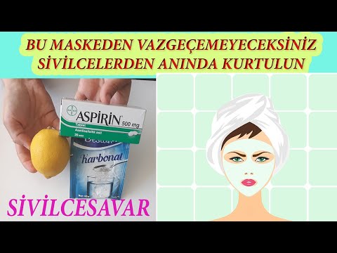 SİVİLCE VE LEKELERE SON!MÜTHİŞ ETKİLİ ASPİRİN MASKESİ,GÜZELLİK SIRRI NIZ OLACAK,100 DE 100 ETKİ#MASK