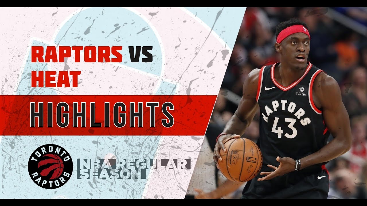 Unbelievable Plays from Heat vs. Raptors - You Won't Believe What ...