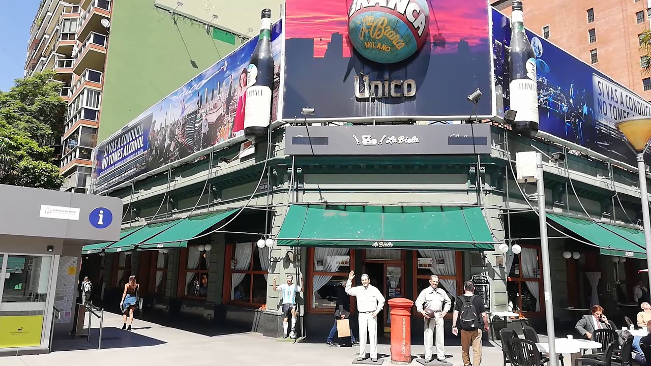 Café La Biela Recoleta Buenos Aires 2019 - YouTube