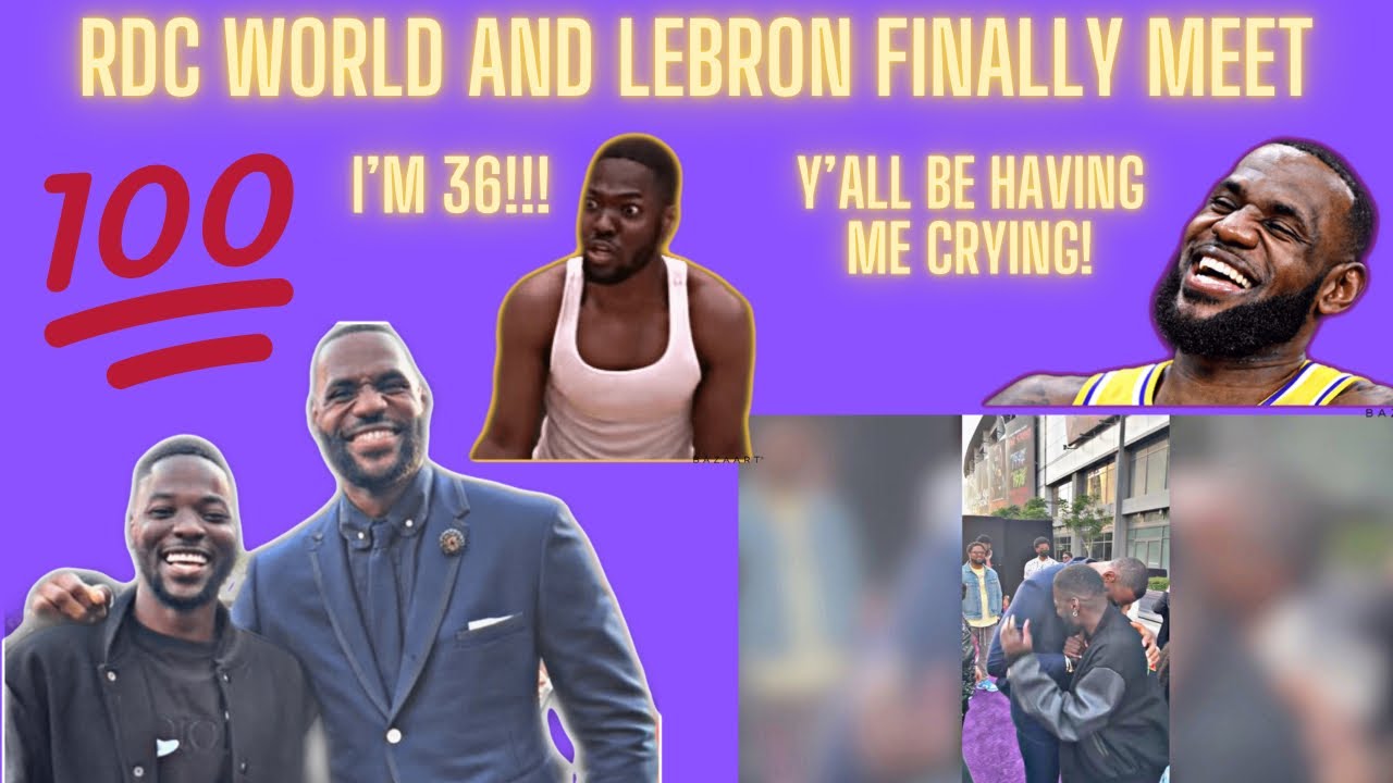 Reacting To RDC World Meeting Lebron James‼️‼️‼️‼️ - YouTube