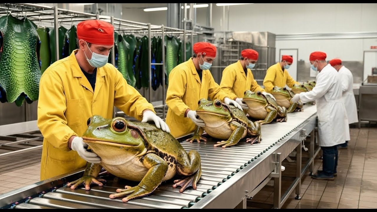 Inside the Frog Leather Factory — How Exotic Skins Become Million ...