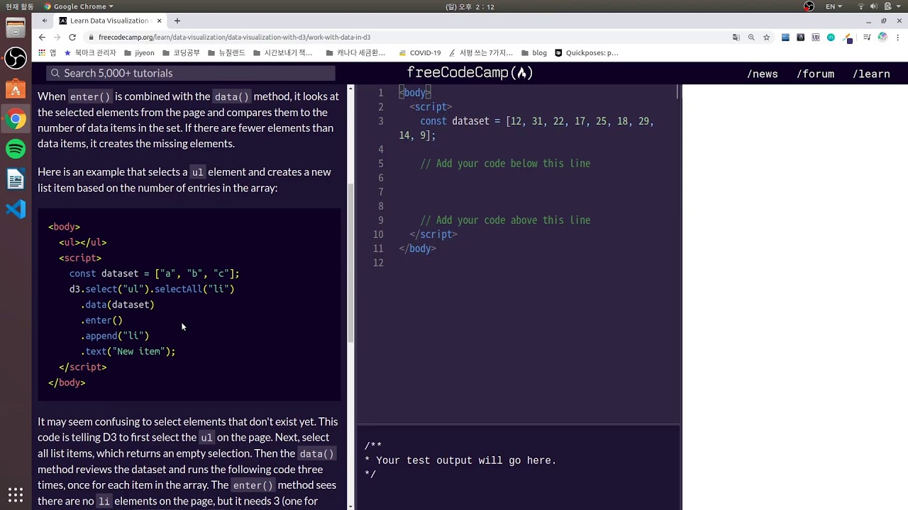 freeCodeCamp curriculum challenge - Data Visualization with D3 - YouTube freeCodeCamp curriculum challenge - Data Visualization with D3 - YouTube