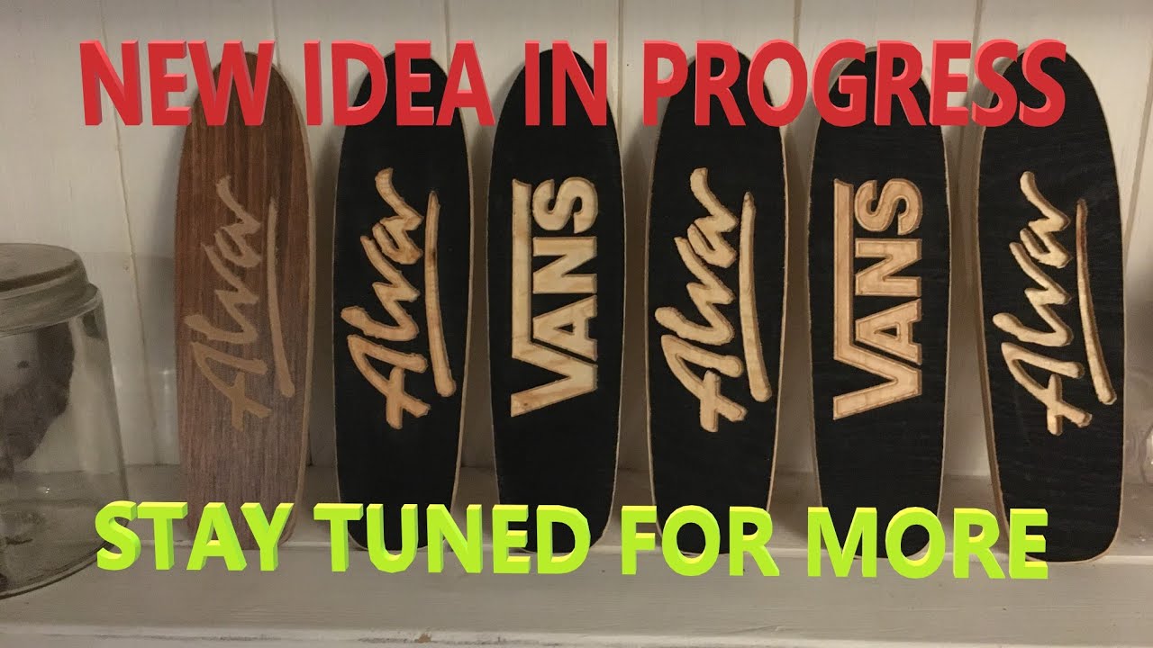 New skateboard stuff with my DIY Homemade CNC In progress - YouTube