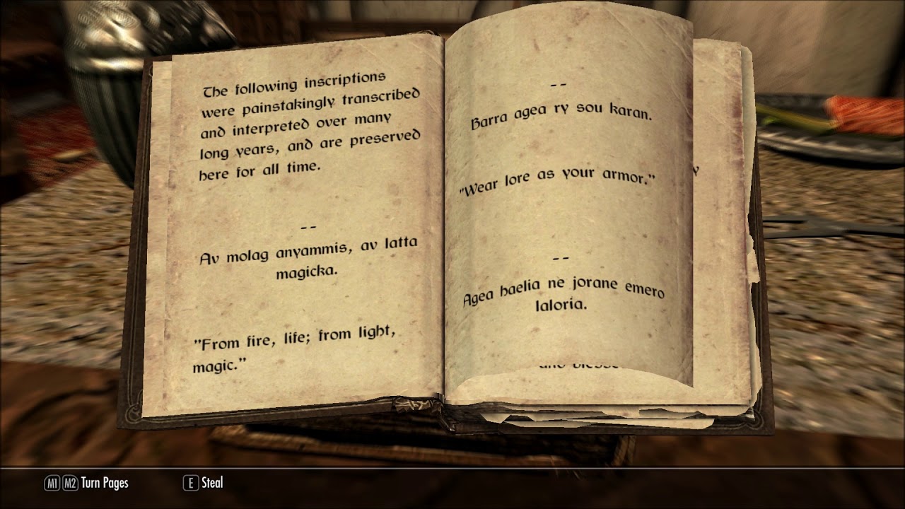 Let's Read Ayleid Reference Text (Let's Read The Books of Beyond Skyrim ...