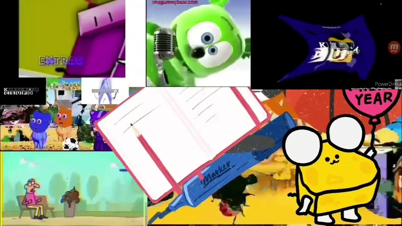 Mega Gummy Bear Family Running Add Round 43 - YouTube