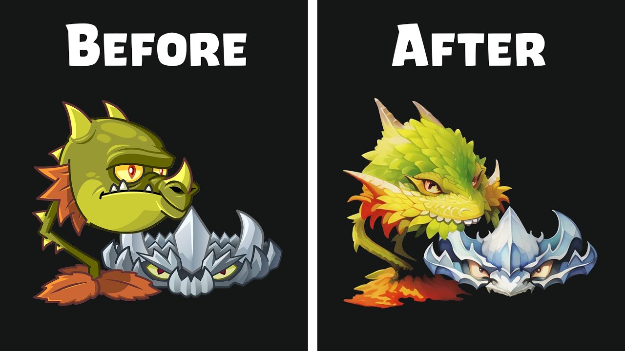 AI Art Generator remade plants from Plants vs Zombies 2 - YouTube