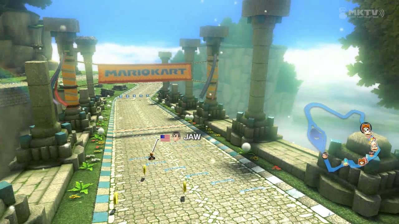 Wii U - Mario Kart 8 - Thwomp Ruins - YouTube