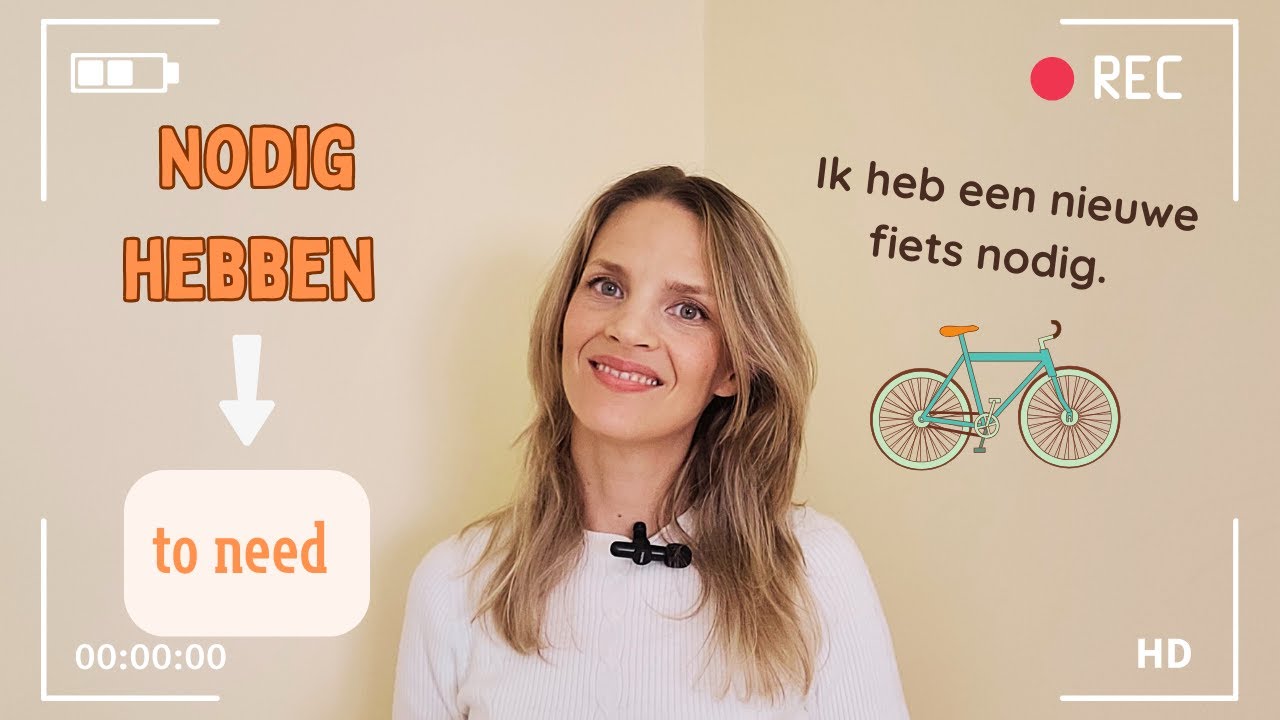 How to use the verb: to need in Dutch/ #learndutch /A1-A2/ nodig hebben ...