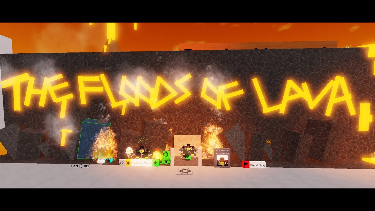 The Floods Of Lava Updated | Obby Creator - YouTube