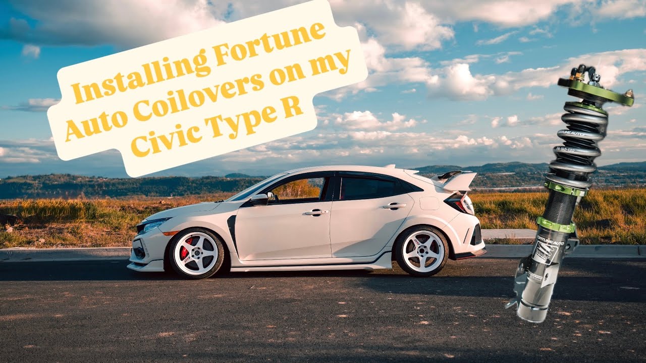 I finally lowered my Fk8 Civic Type R - YouTube