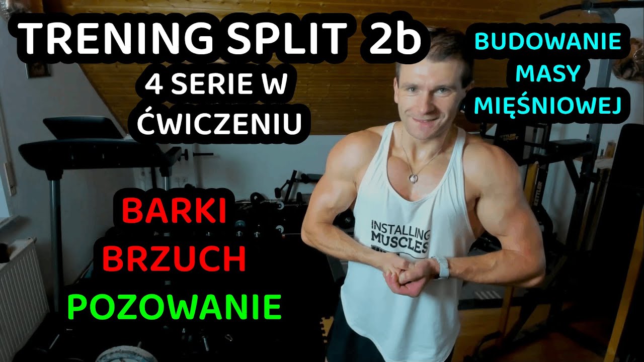 🔥Trening barków i brzucha l Trening SPLIT 2b - YouTube