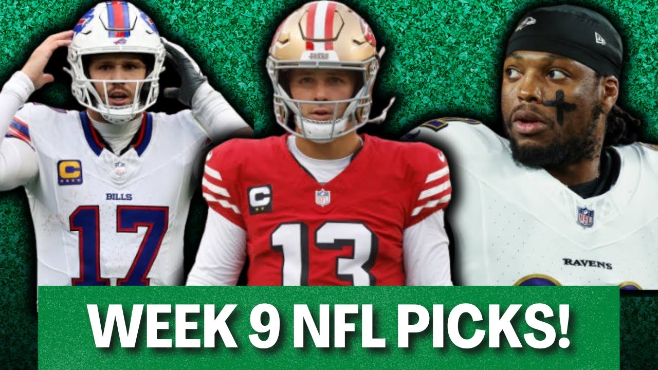 WEEK 9 NFL PICKS! GUARANTEED WINNING PICKS THIS WEEK! - YouTube