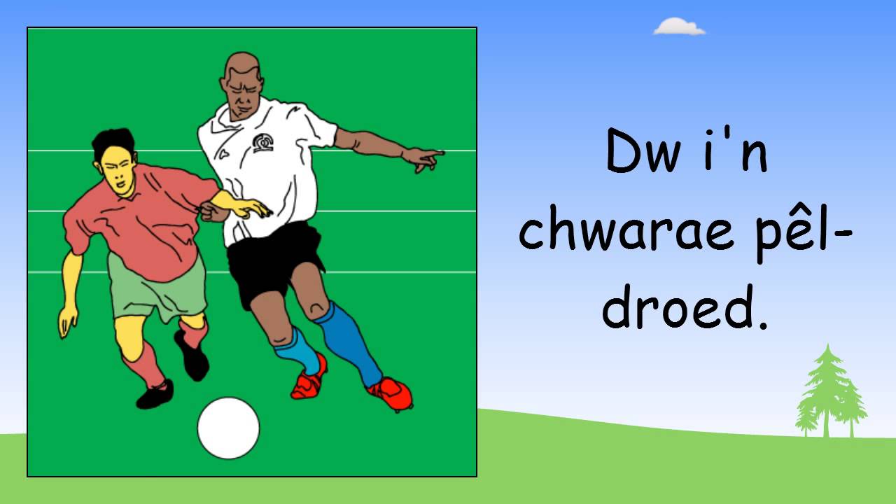 Sports in Welsh | Welsh Beginner Lessons for Children - YouTube