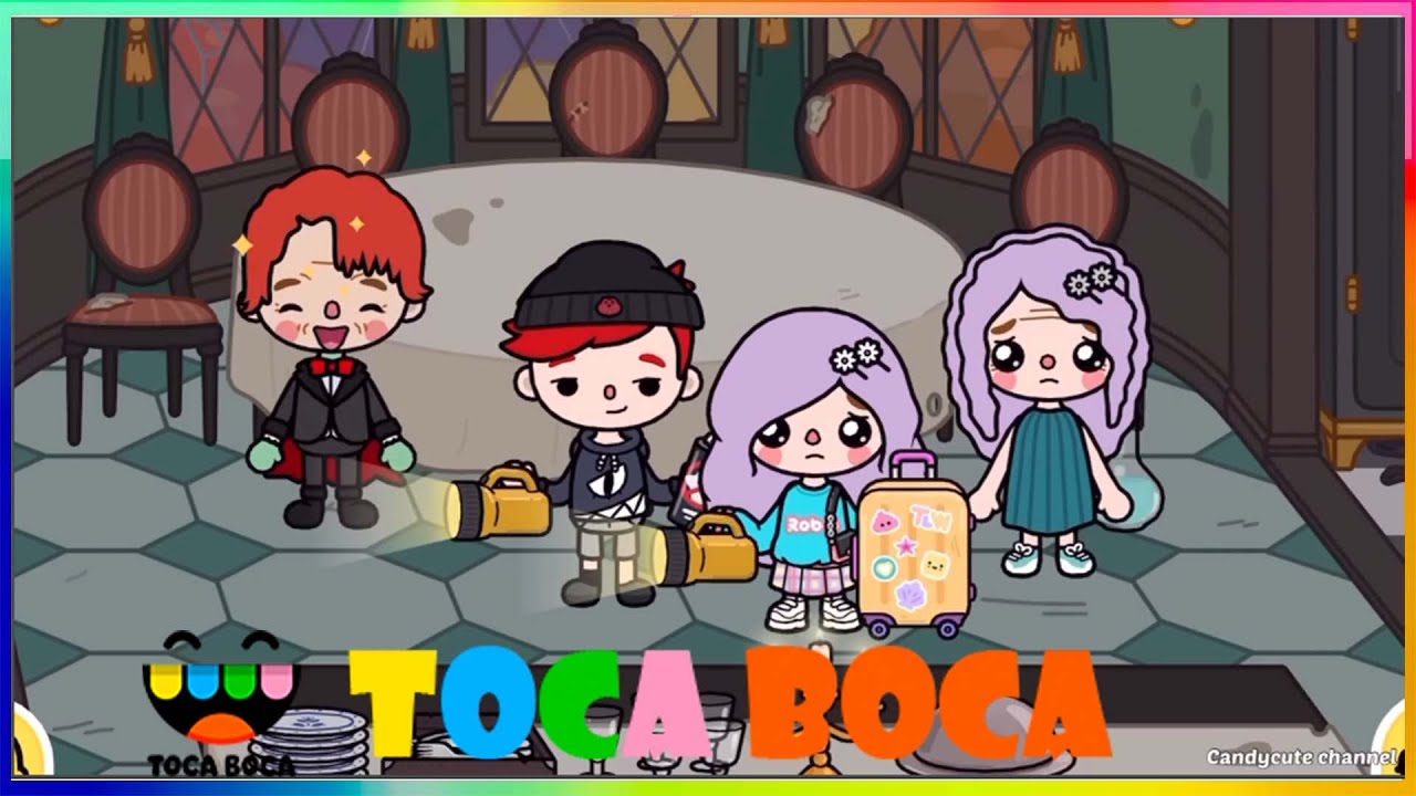 I Was Adopted By A Ghost Family👩🏼| Toca Boca 👩🏼 | Toca Life World - YouTube