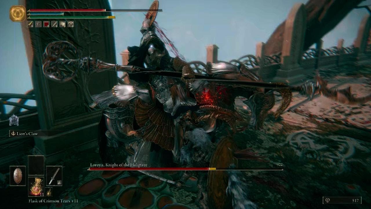 ELDEN RING Loretta, Knight of the Haligtree Boss Fight - YouTube