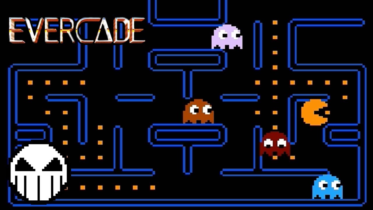 Pac-Man (Evercade - Namco Museum Collection 1) Gameplay - YouTube