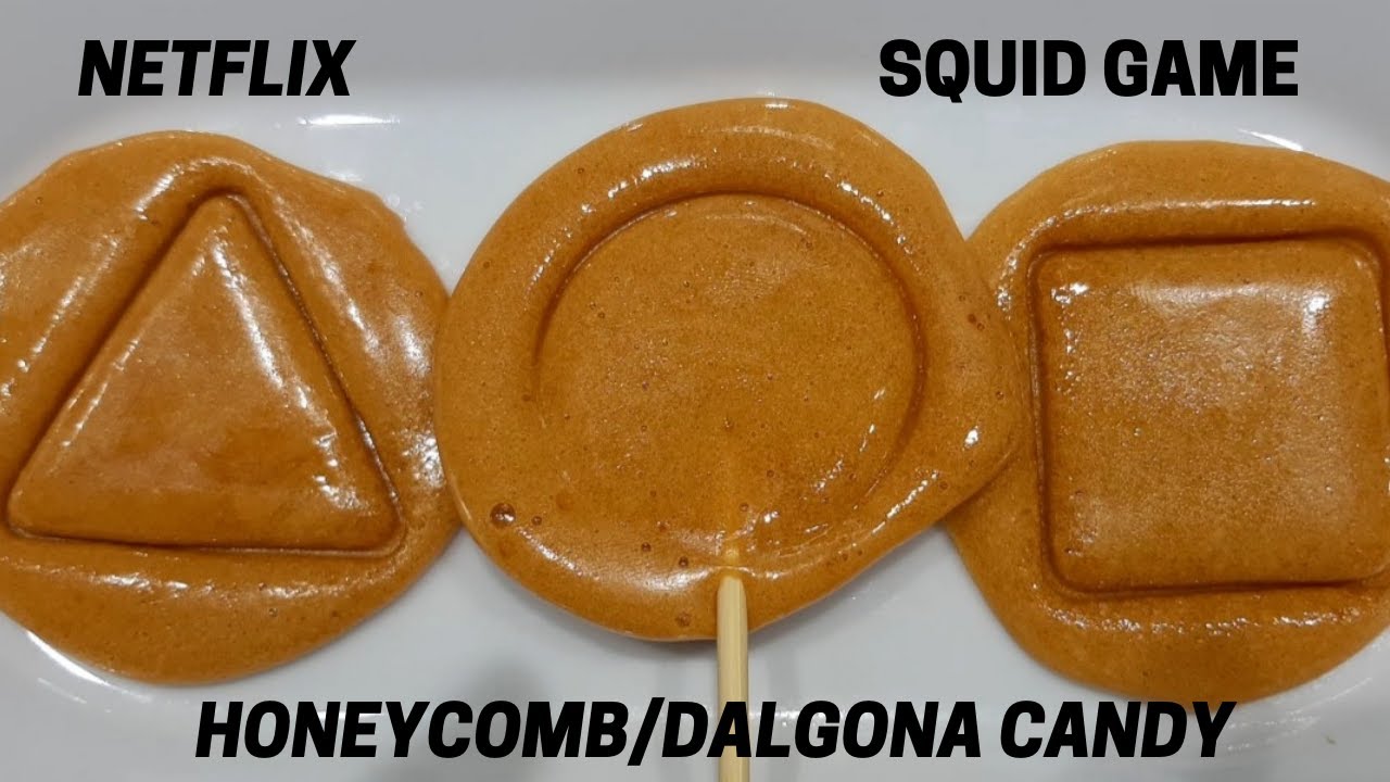 Squid Game Honeycomb / Dalgona Candy (Can be prepared in 5 min) Telugu ...