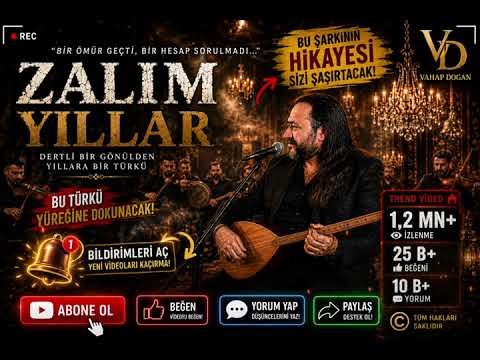 ZALİM YILLAR | Vahap Doğan 🎵 Dertli Bir Gönülden Yıllara Bir Türkü (Yeni Türkü 2026)