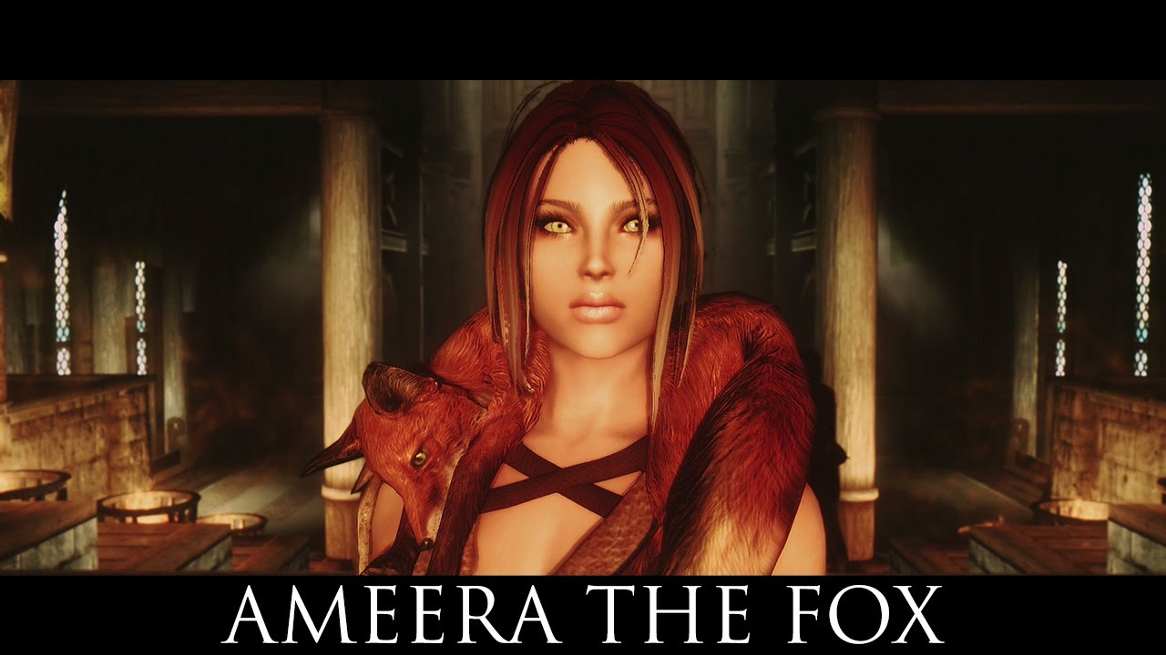 TES V - Skyrim Mods: Ameera The Fox - Custom Armored Standalone ...