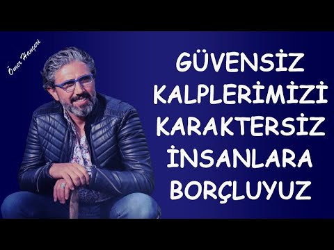 Güvensiz kalplerimizi, karaktersiz insanlara borçluyuz.💔 Ömer Hançeri İle Şiir Saati💔Hançeri Tv