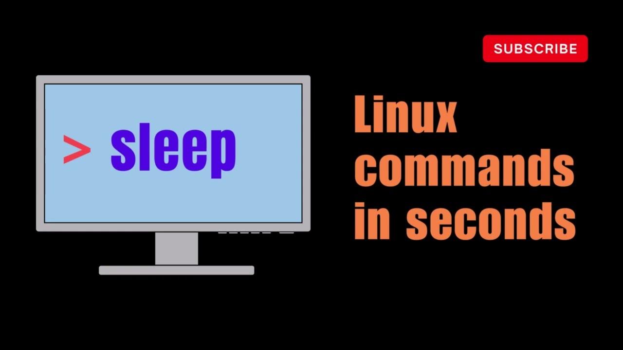 sleep command | How to wait before executing a command #linux #linuxcommand #linuxtutorial - YouTube