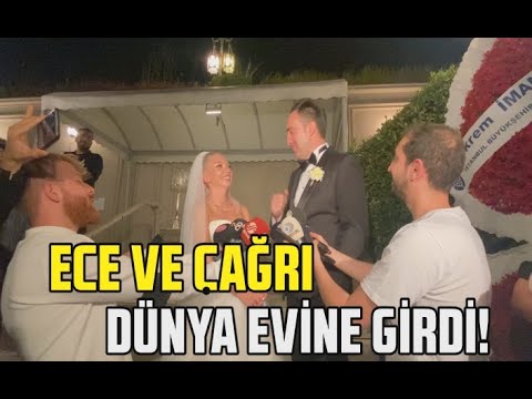 Ece Seçkin ve Çağrı Terlemez evlendi! | Çift düğün sonrası aşklarını böyle haykırdılar!