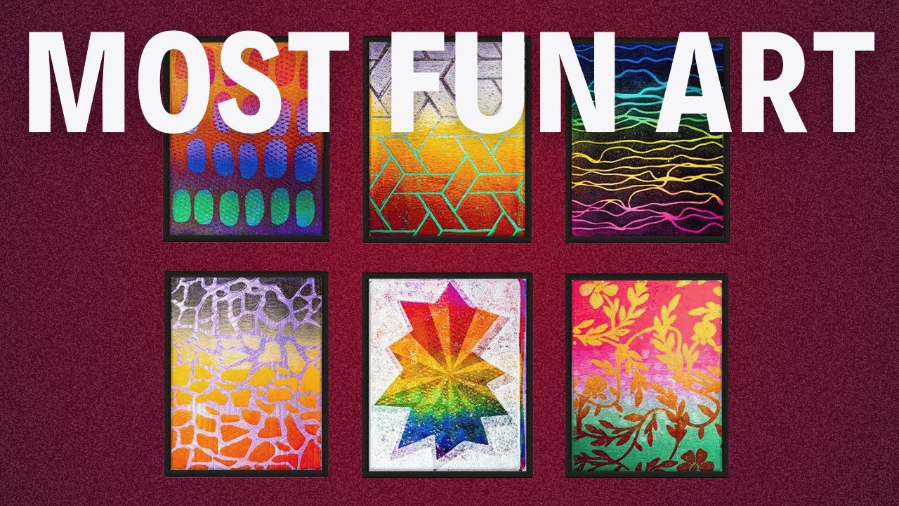 Hip Gel: Your Guide to Gel Mono Prints - YouTube