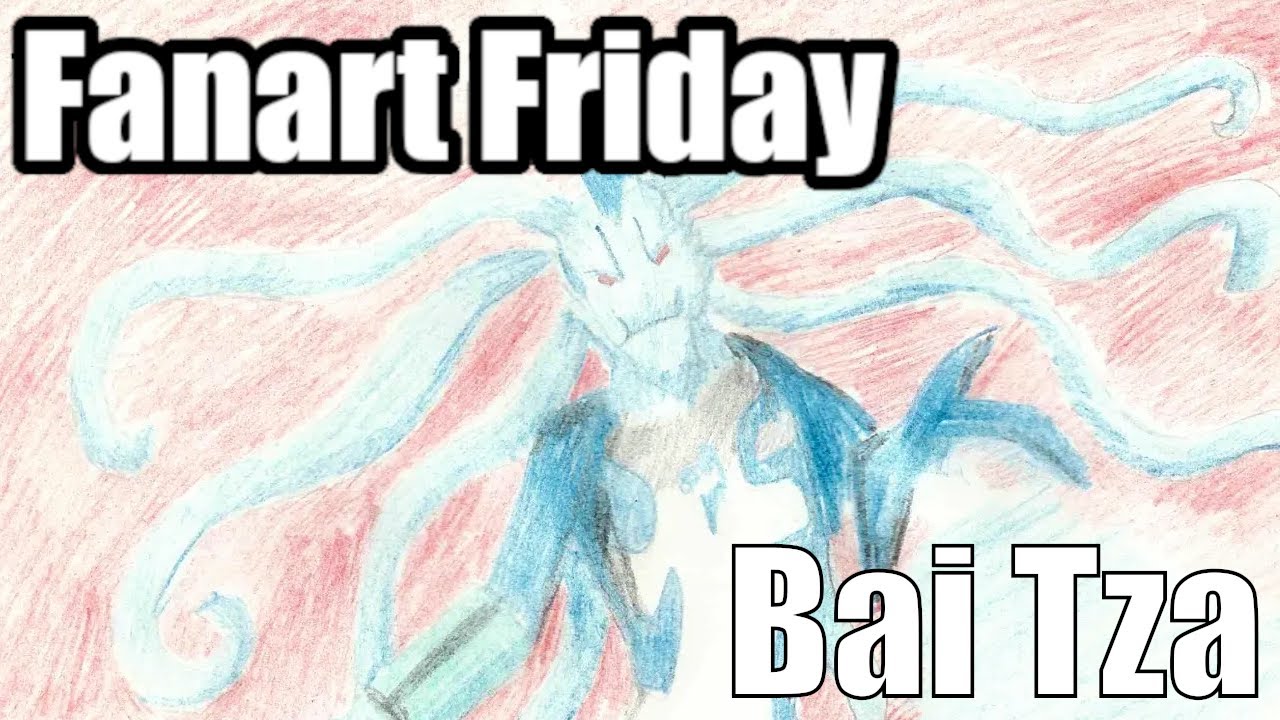 Fanart Friday - Bai Tza the water demon - A-Z Colored Pencils - YouTube