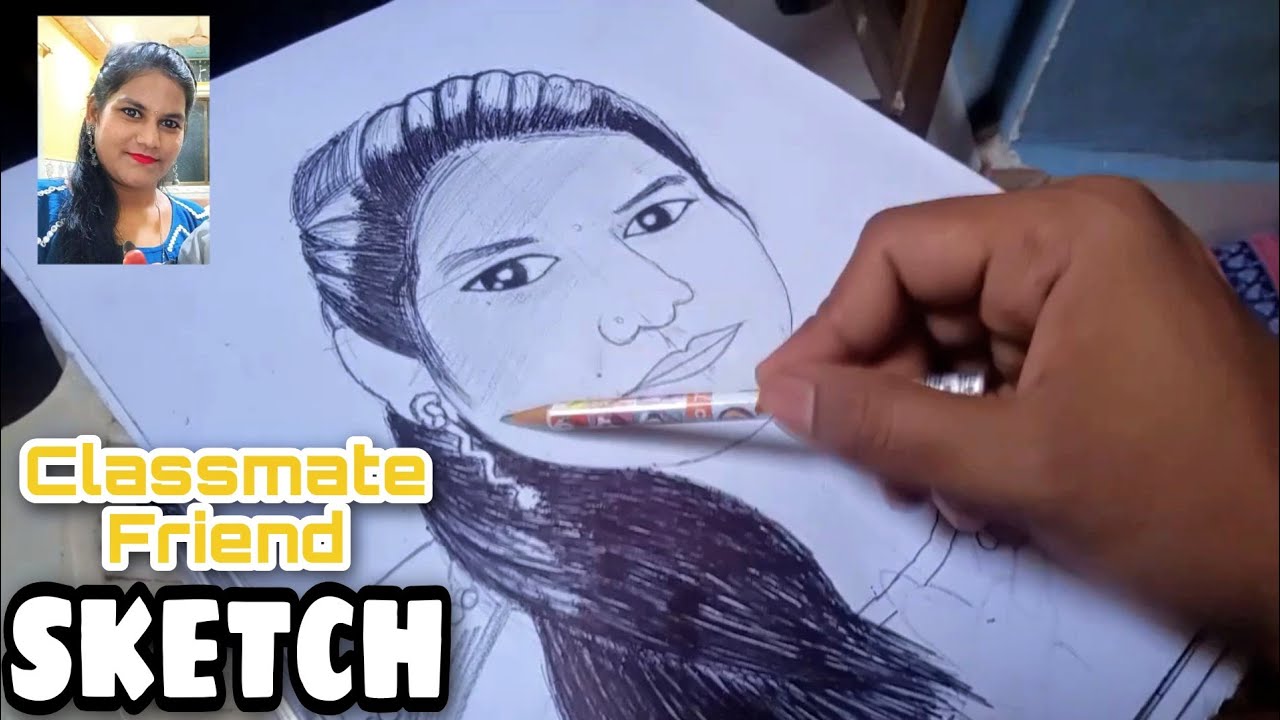 The Classmate friend Sketch ️🤟| it's_Time_to_Arts #art #friends # ...