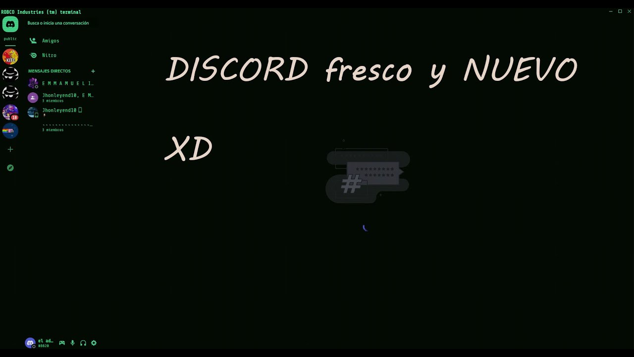 Como cambiar el fondo (Temas) Del discord - YouTube