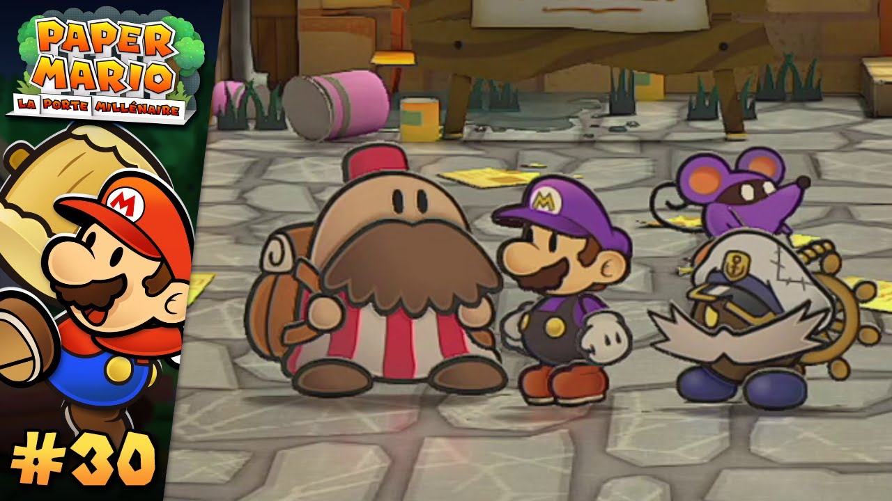 Vert + Jaune = Violet - Paper Mario : La Porte Millénaire #30 - YouTube