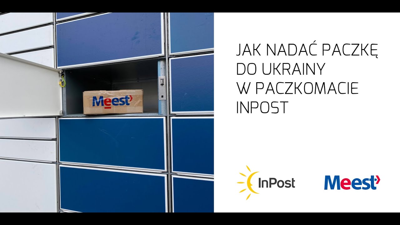 Nadanie paczki do Ukrainy przez paczkomat InPost - YouTube