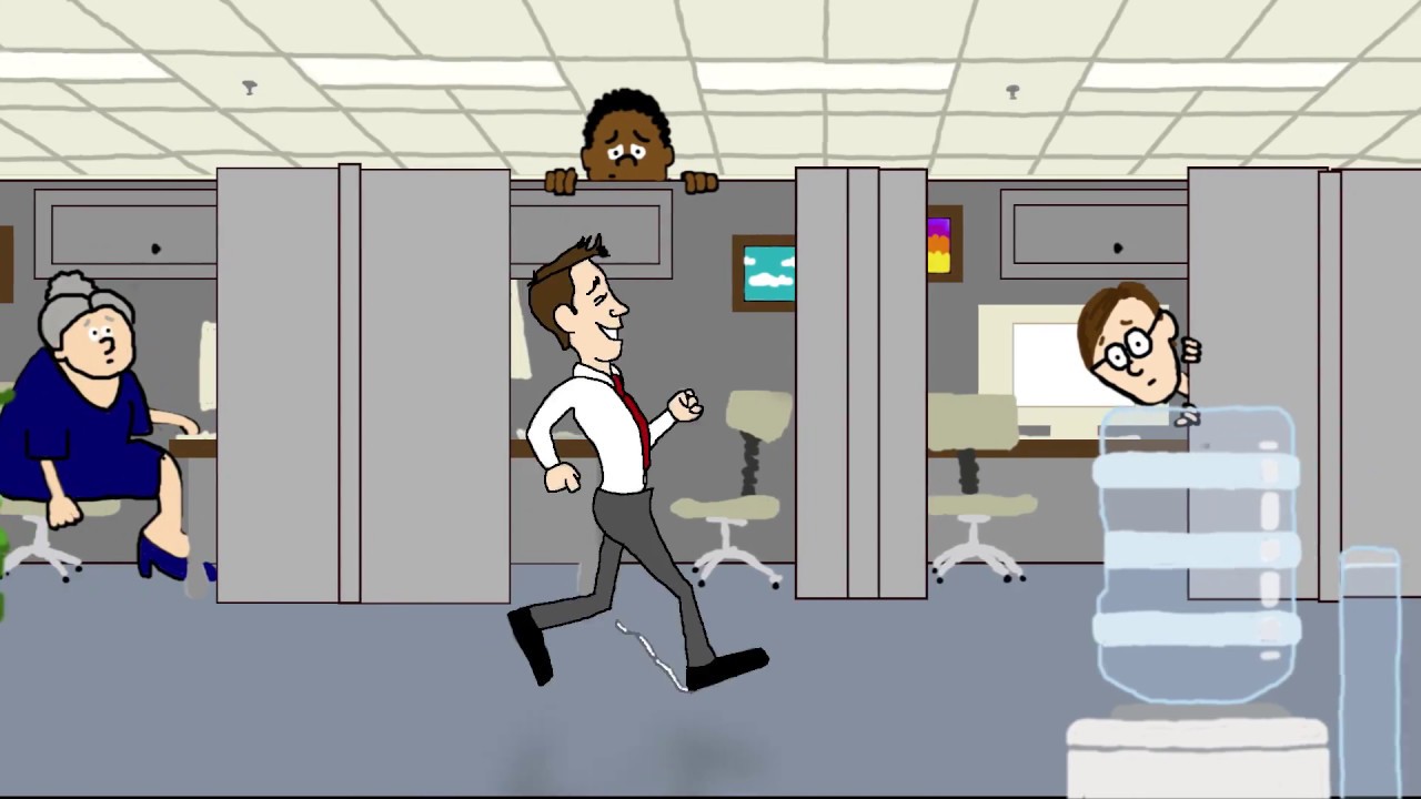 Jerry's First Day of Work (Walk Cycle) - YouTube