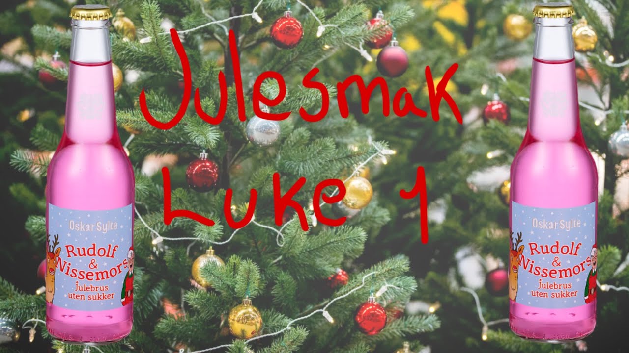 1 Desember - rudolf og nissemors julebrus uten sukker fra oskar sylte ...